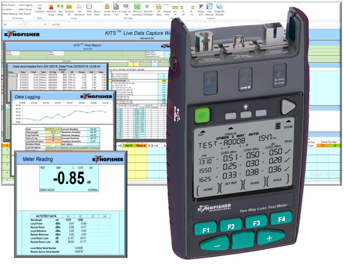 Fiber Optic Tester Software Downloads | Kingfisher International